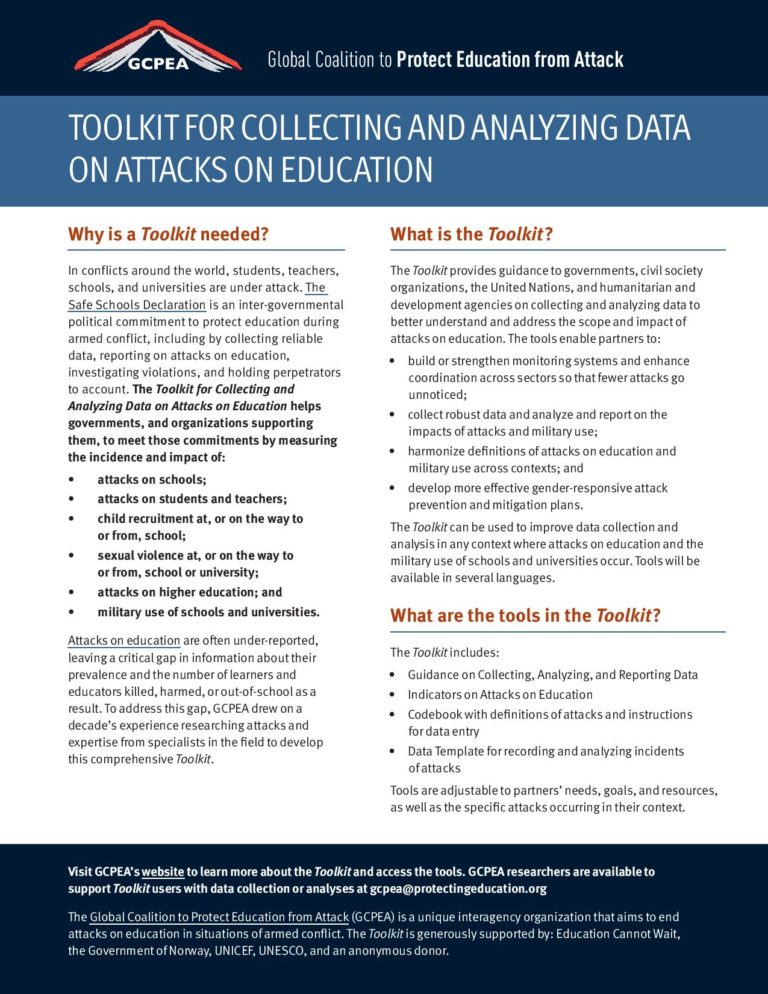 GCPEA Publications - Global Coalition to Protect Education from Attack