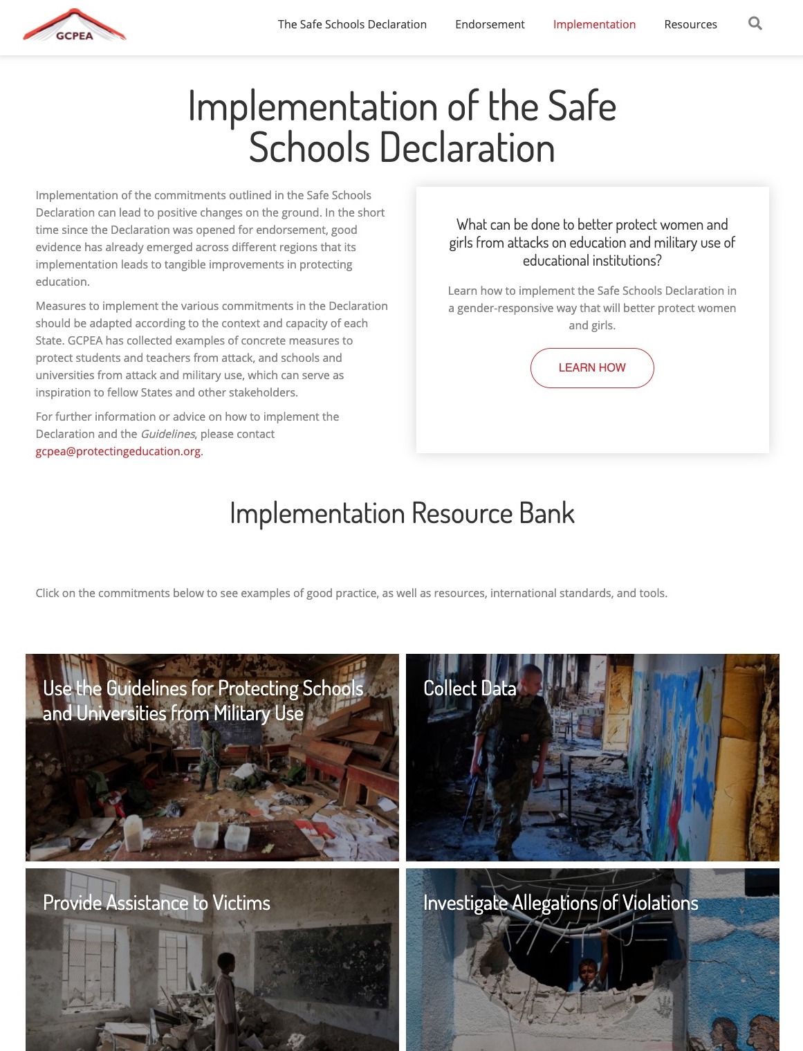 Global Coalition to Protect Education from Attack