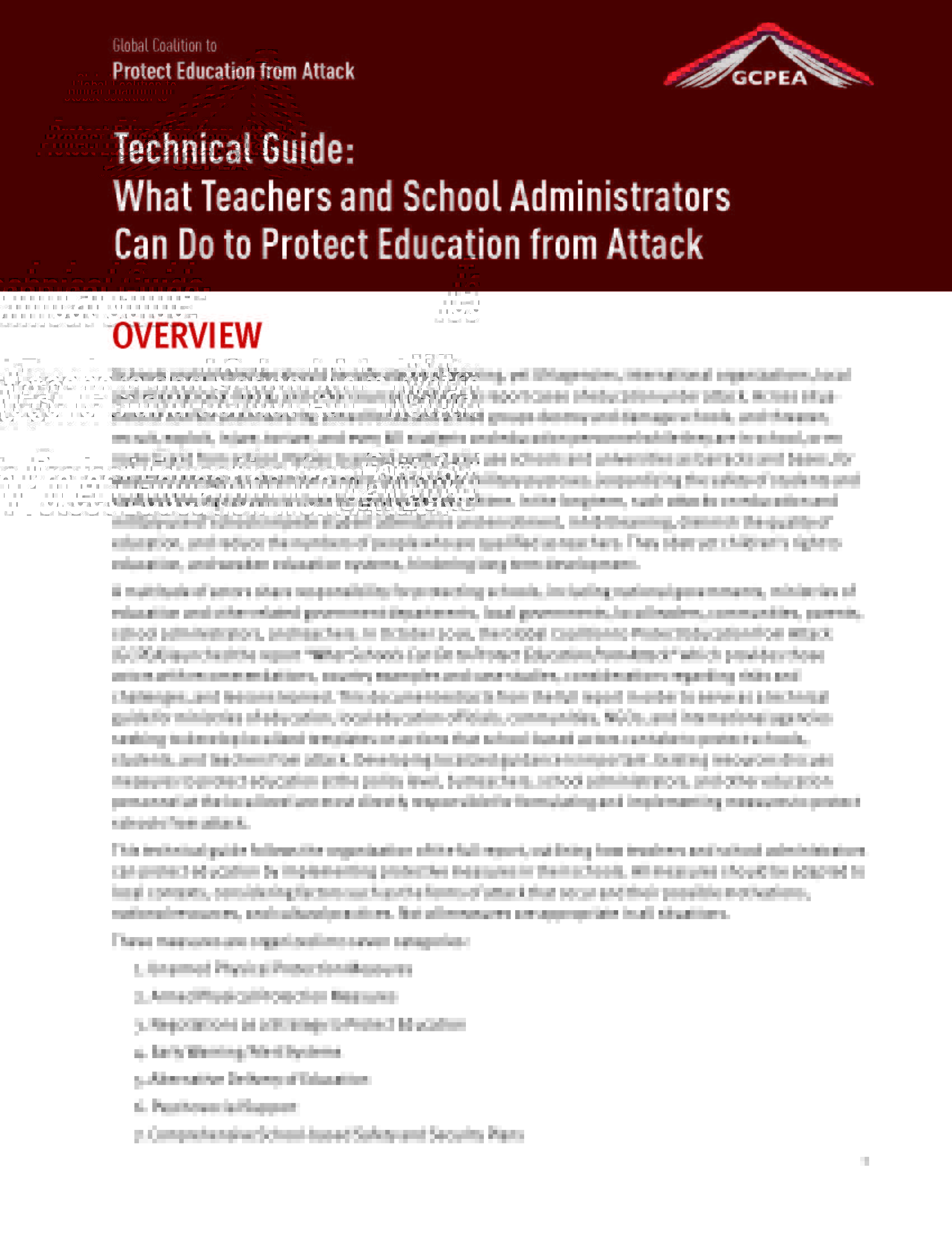 GCPEA Publications - Global Coalition to Protect Education from Attack